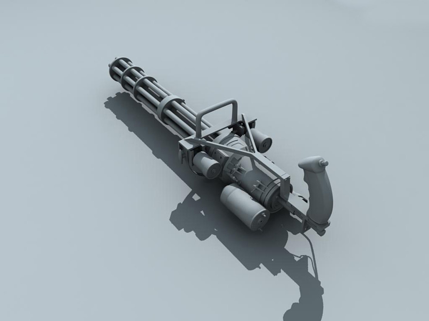 3d M134 Gatling Minigun