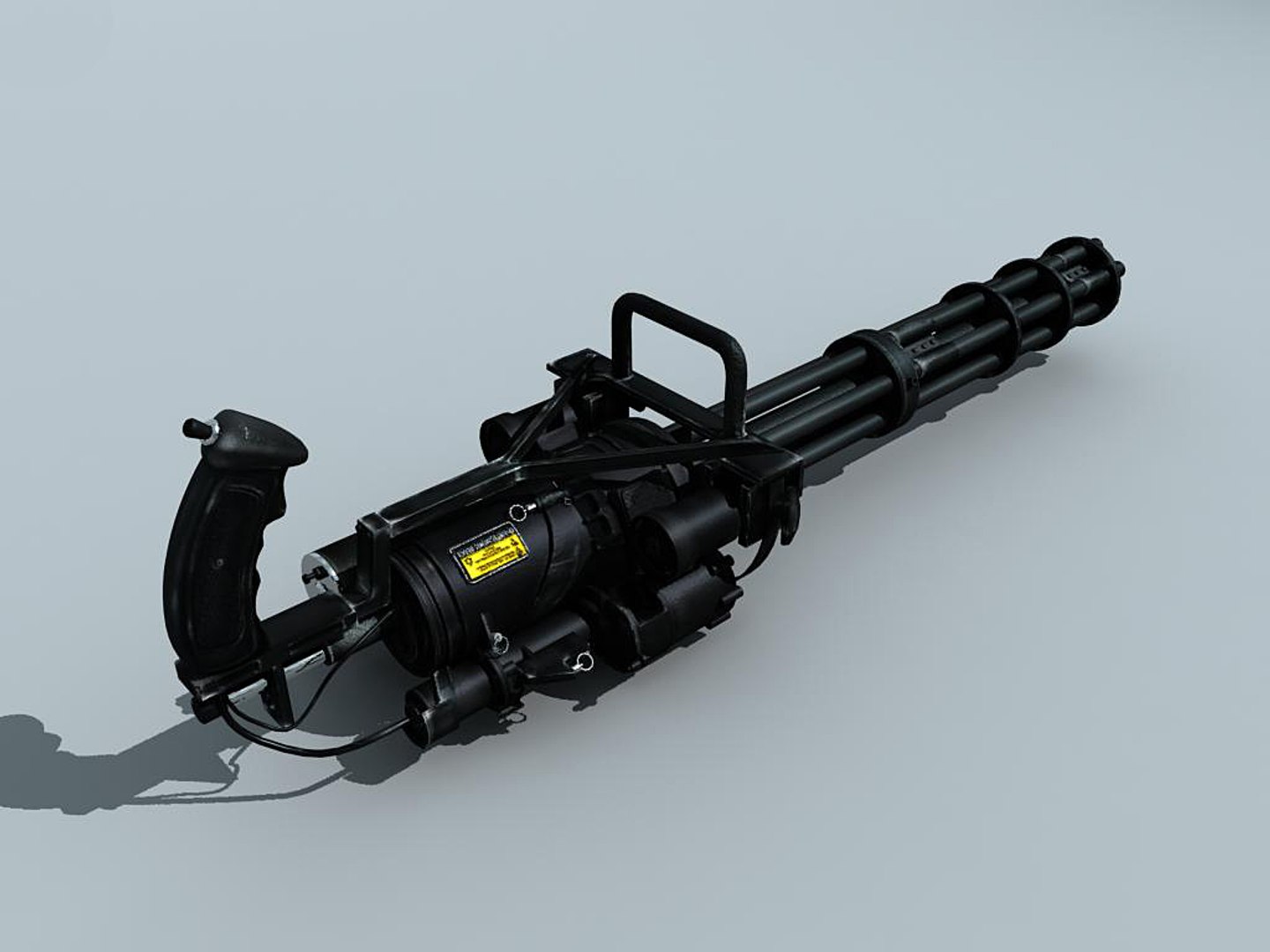 3d M134 Gatling Minigun