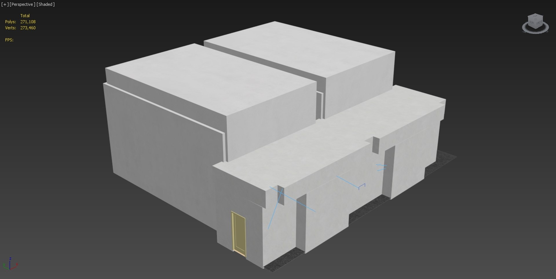 3d Model Interior Scene Squash Court