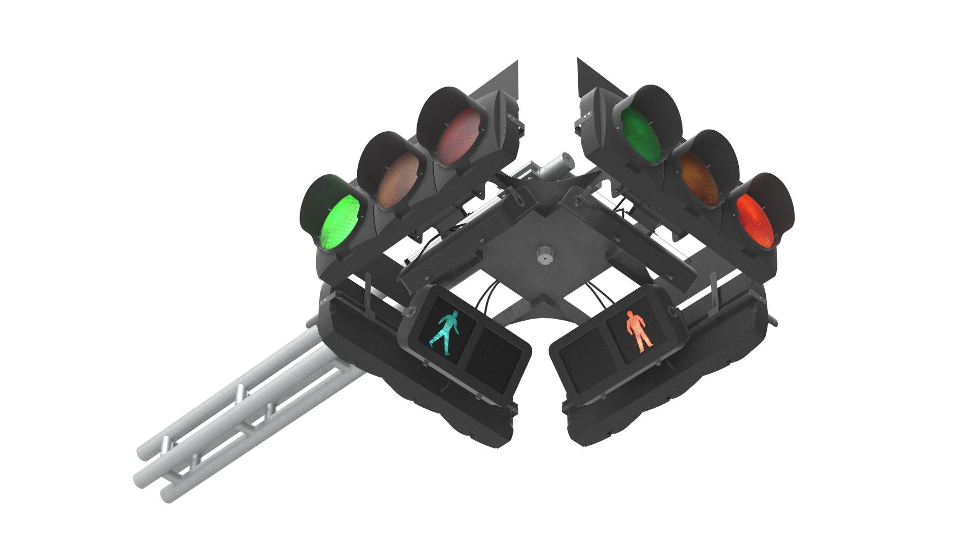 3D Traffic Light - TurboSquid 1936044