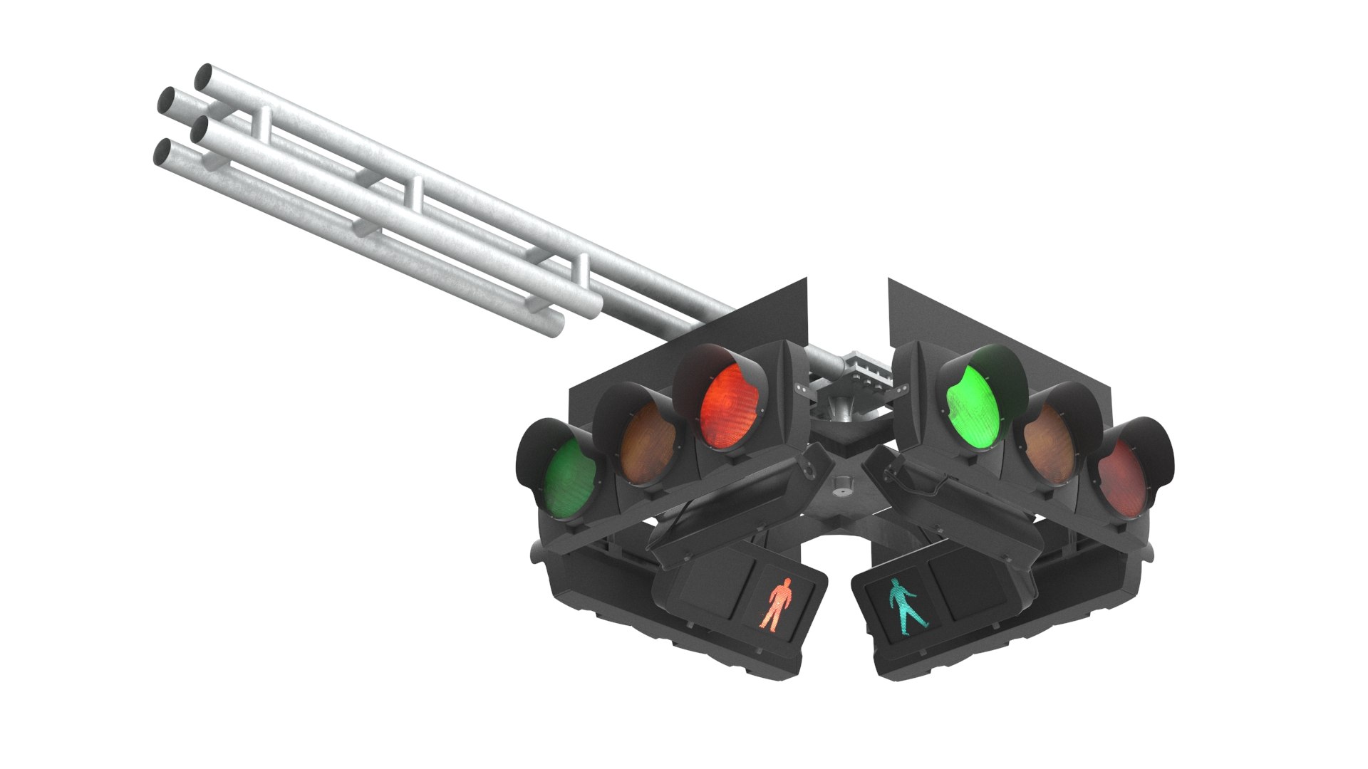 3D Traffic Light - TurboSquid 1936044