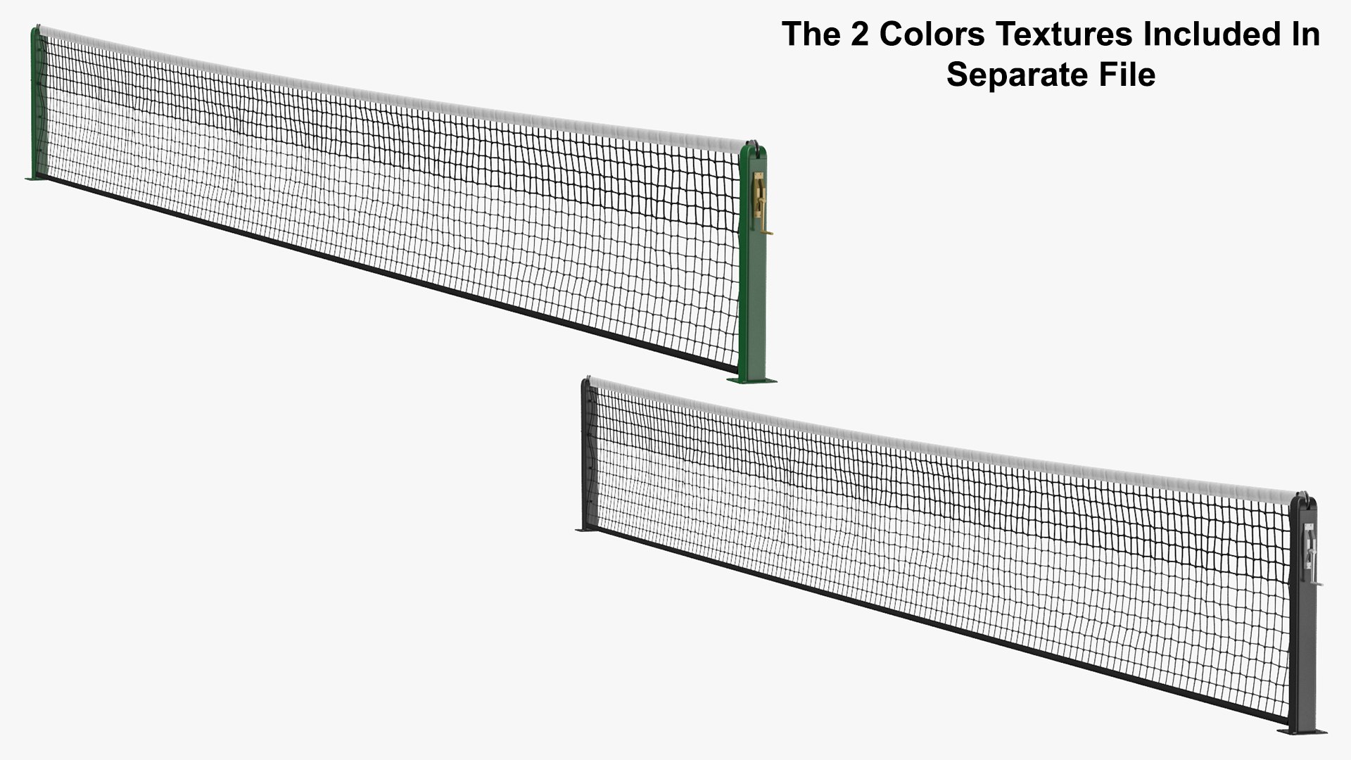 3D Tennis Net 02 - TurboSquid 2028613