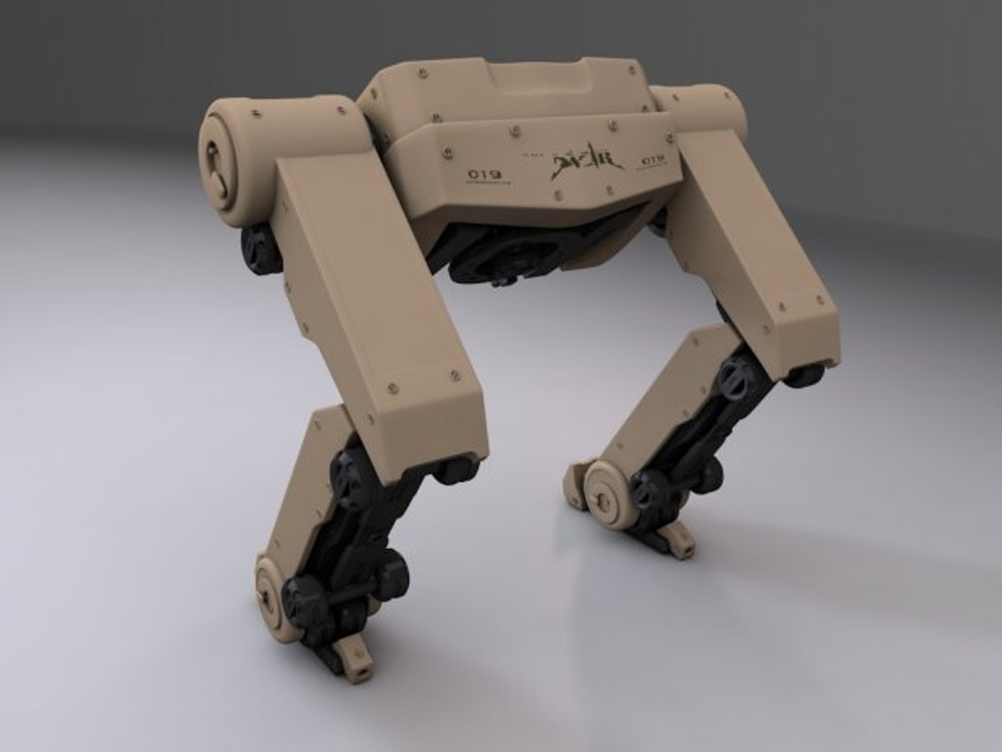 Legs Robot 3D Model - TurboSquid 1262381