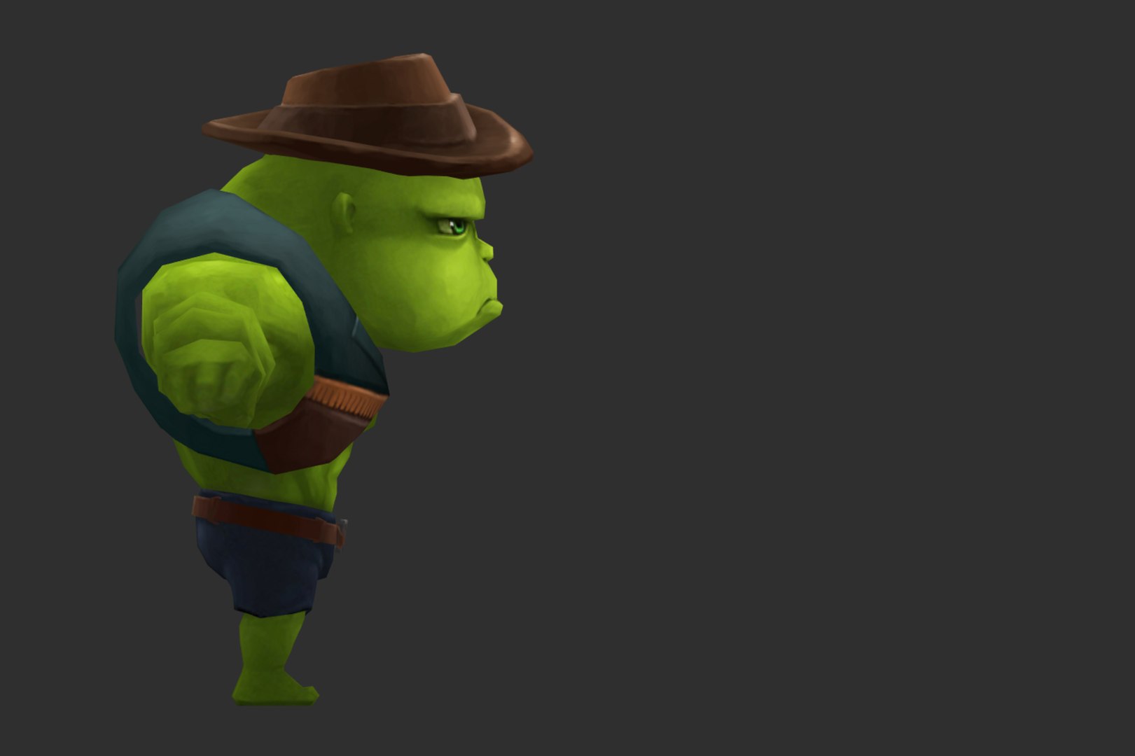 Hulk 2 Hand-Painted Low-Poly 3D Game Assets 3D model - TurboSquid 2095292