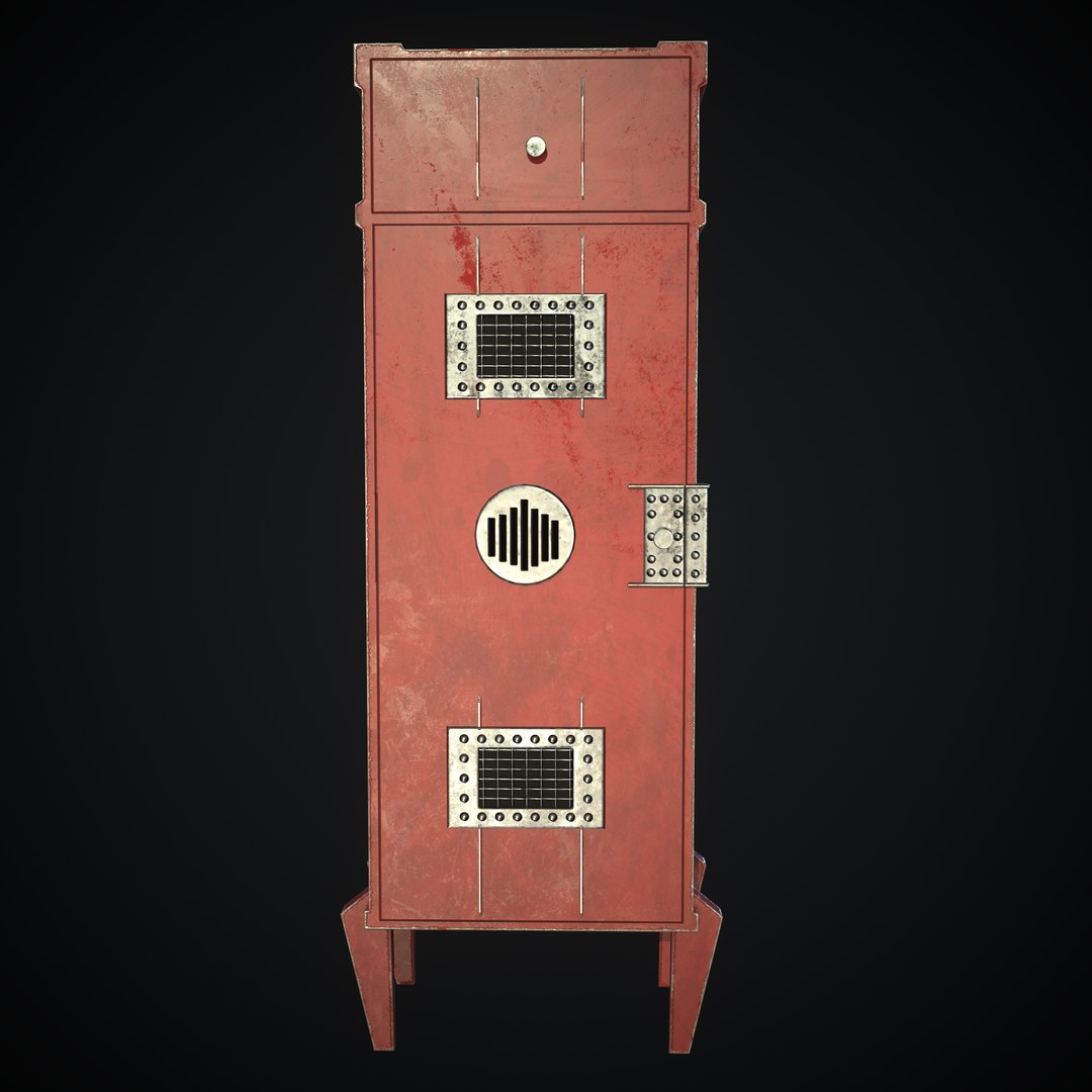 Steempunk Locker 3D Model - TurboSquid 1849810