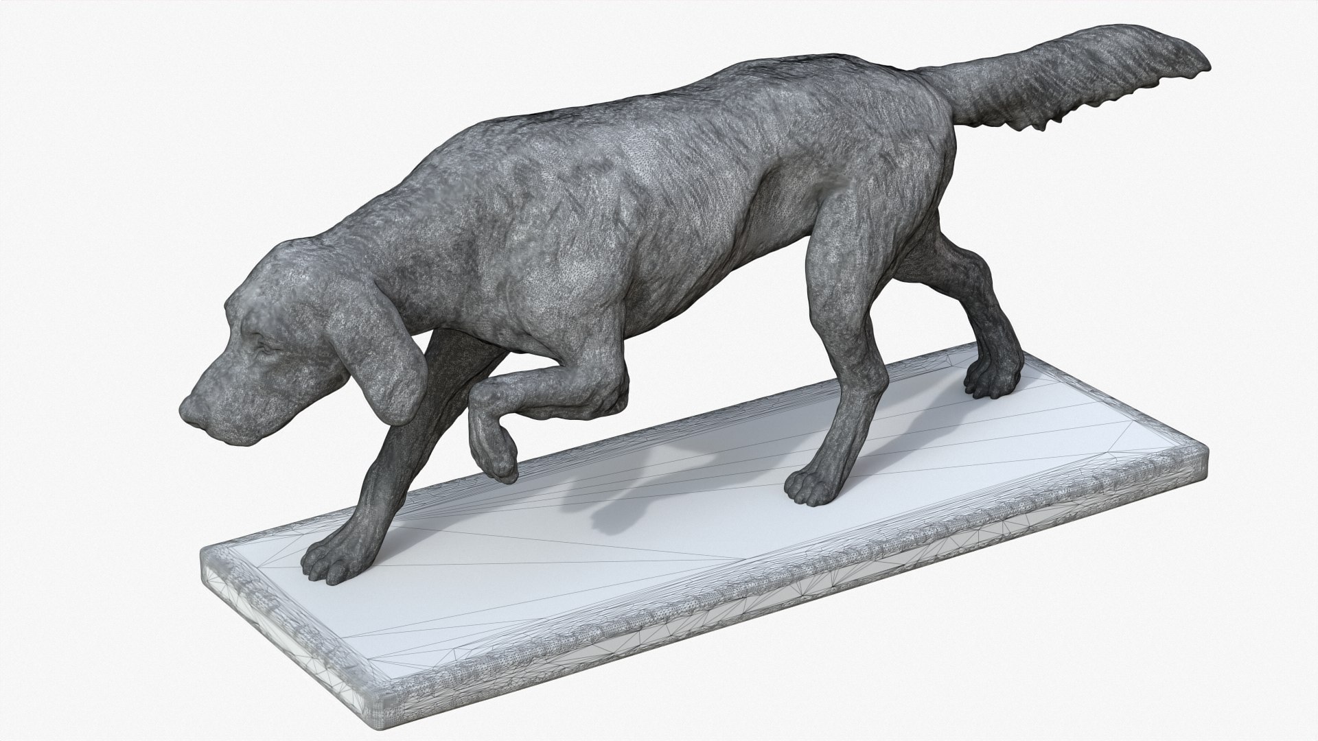 Dog Sculpture 3D - TurboSquid 1917108