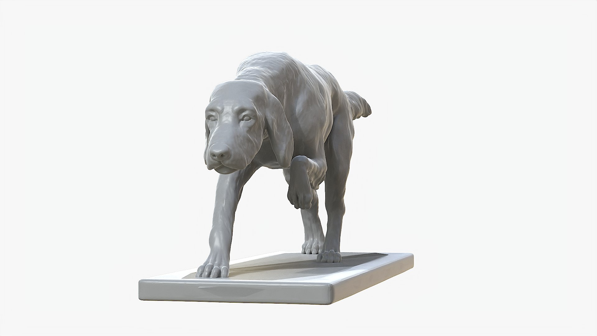 Dog Sculpture 3D - TurboSquid 1917108