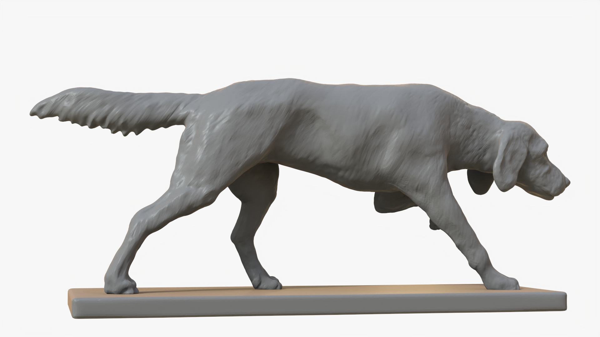 Dog Sculpture 3D - TurboSquid 1917108