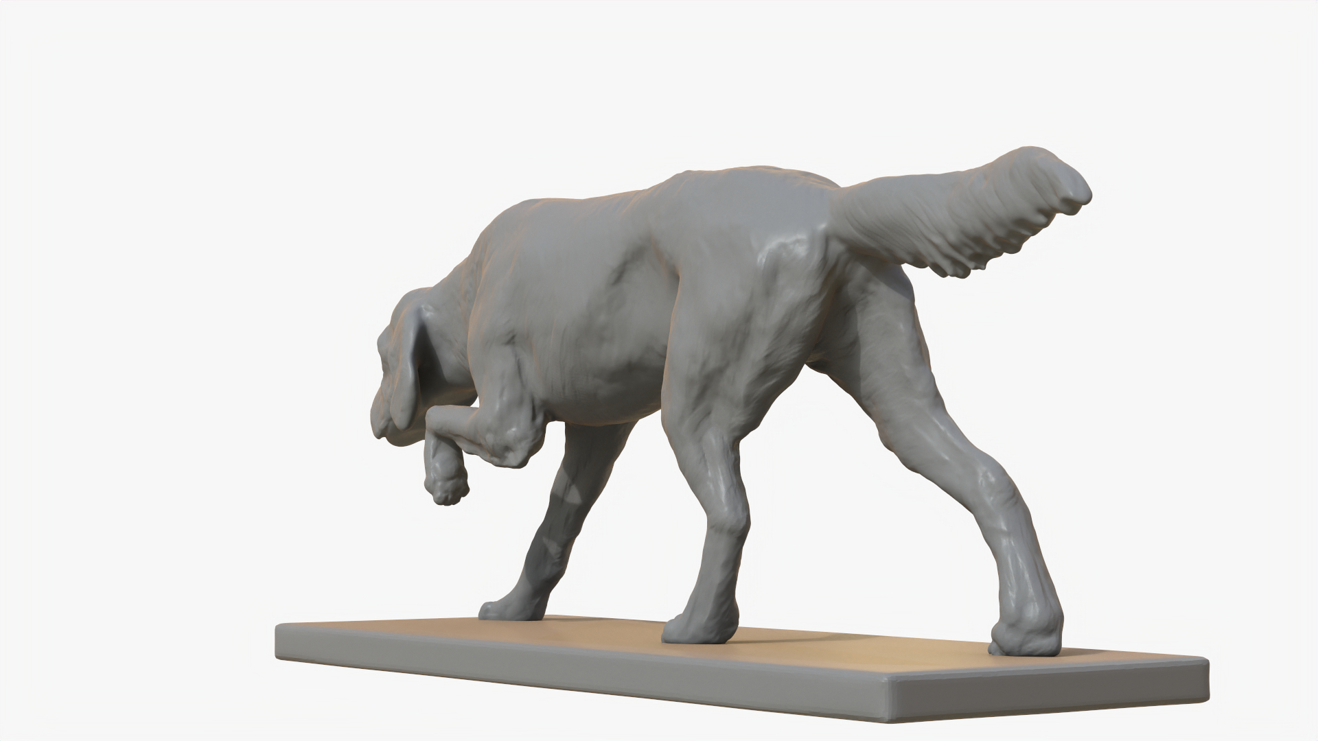 Dog Sculpture 3D - TurboSquid 1917108