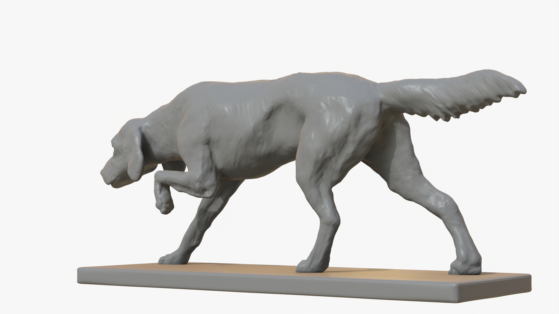Dog Sculpture 3D - TurboSquid 1917108