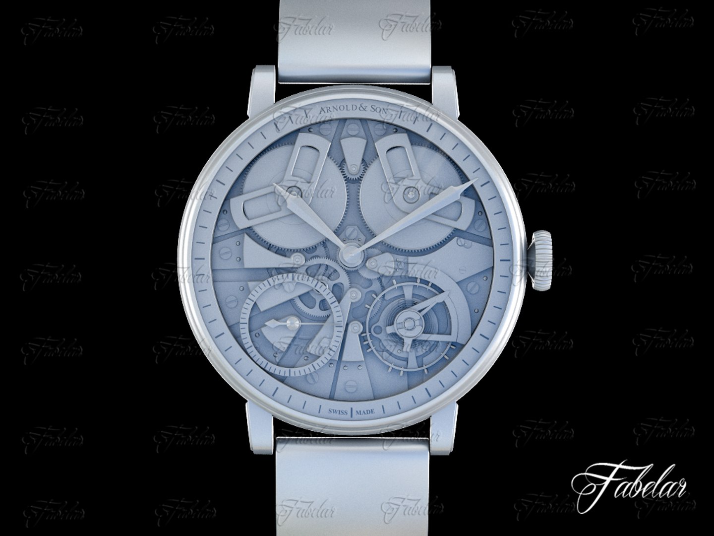 obj watch mechanism wristwatch