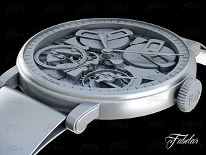 watch mechanism parts 3d 3ds