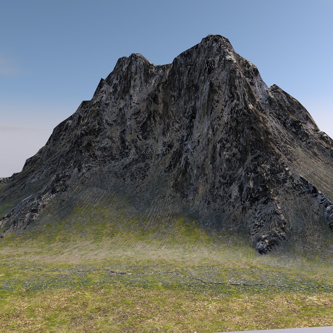Mountain Terrain 3d 3ds
