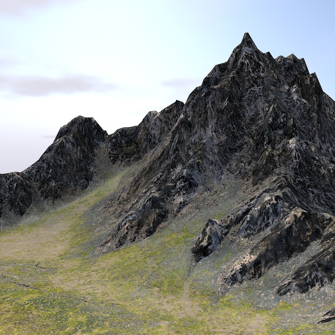 Mountain Terrain 3d 3ds