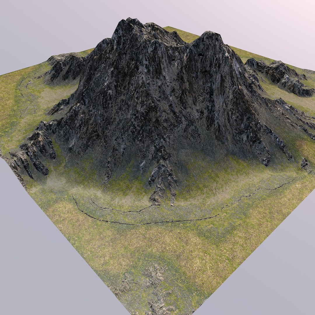 Mountain Terrain 3d 3ds