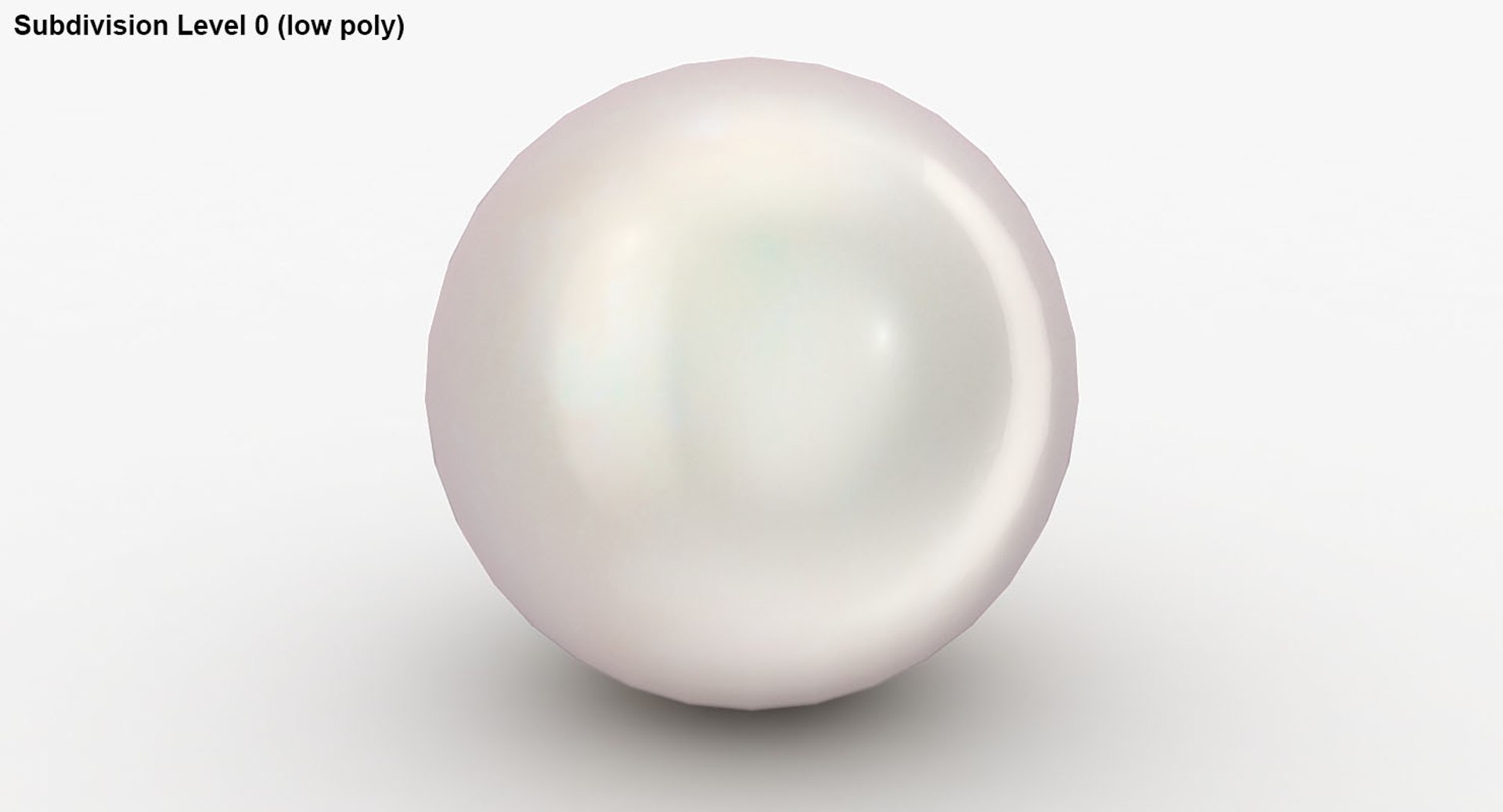 Pearl Scanline Ready 3d Model