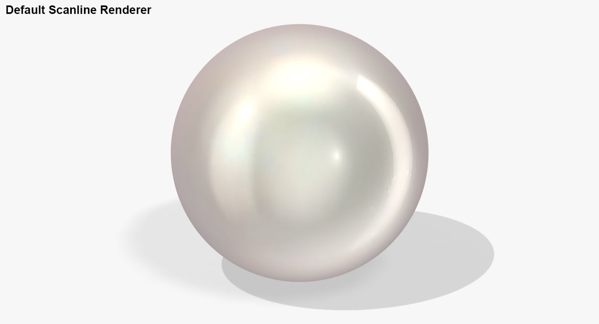 Pearl Scanline Ready 3d Model