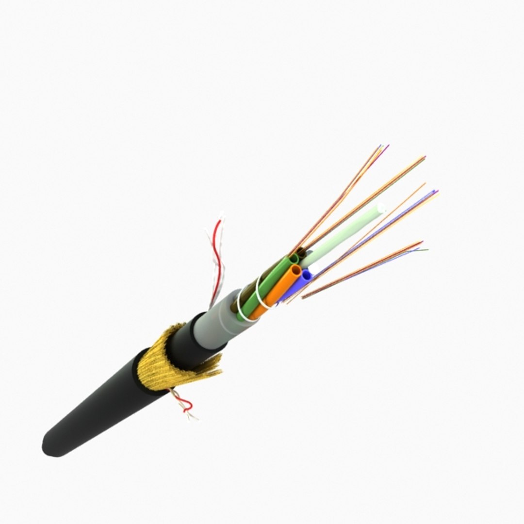 Cable Fiber Optic 3d Model