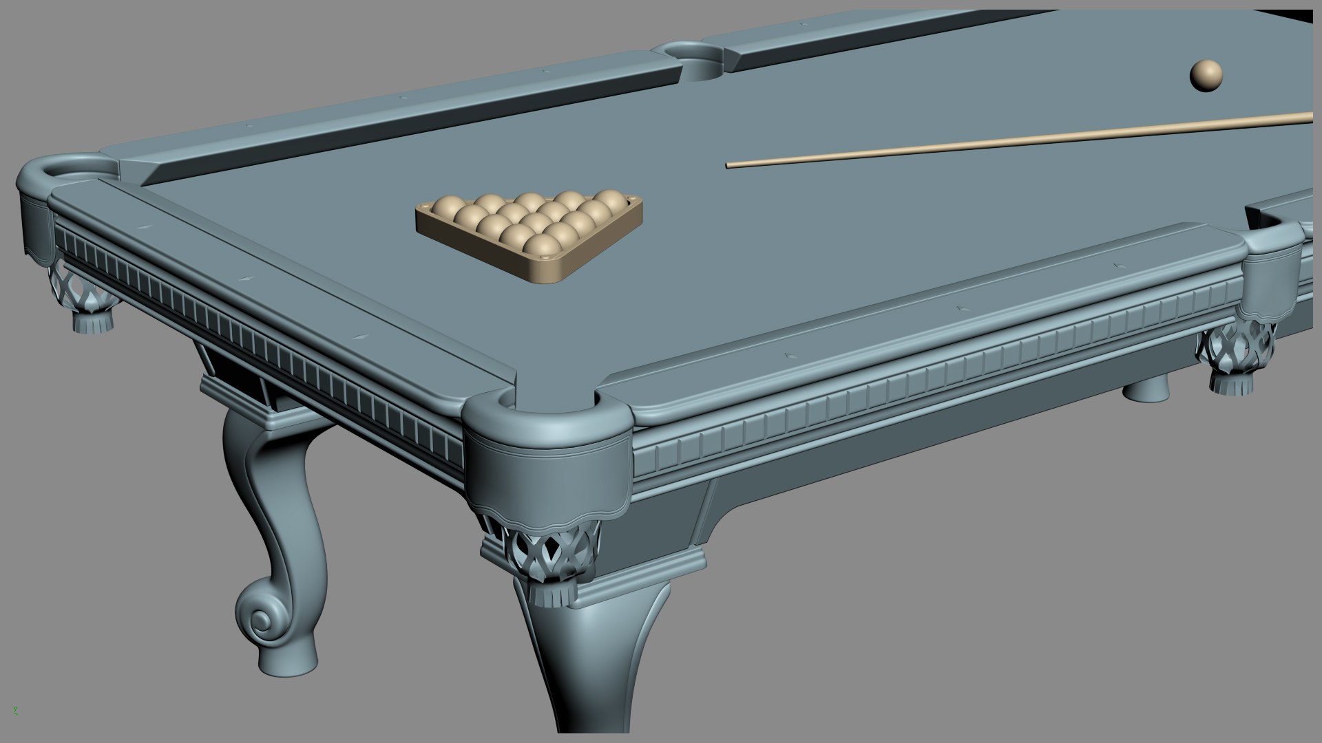 3D Pool Table 8ft Classic Style Jefferson Model - TurboSquid 2026474