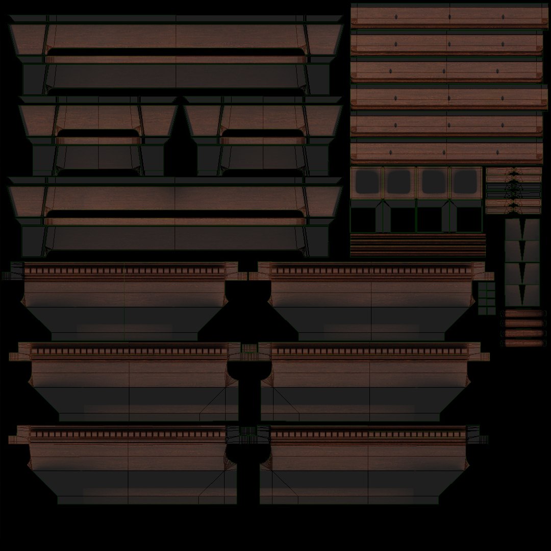 3D Pool Table 8ft Classic Style Jefferson Model - TurboSquid 2026474