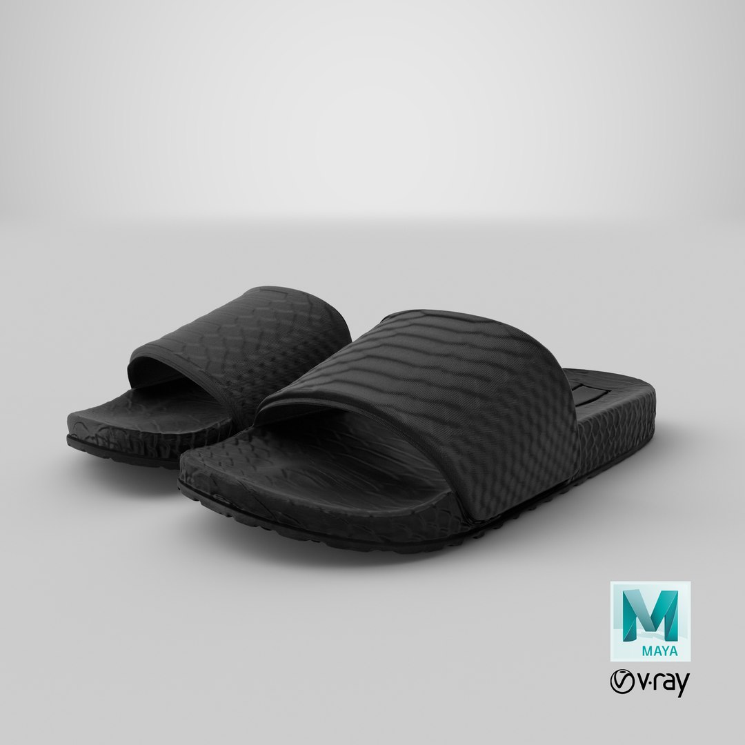 3D Model Women Slippers 02 - TurboSquid 2060326