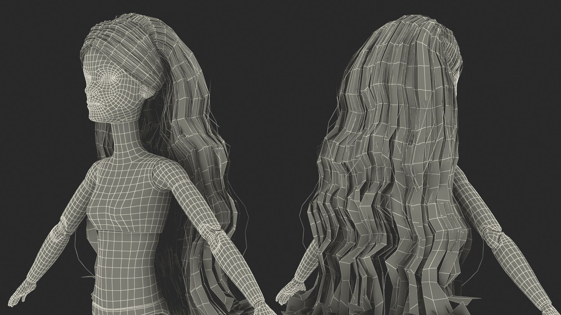 3D Barbie Doll Without Clothes T-pose - TurboSquid 1988222