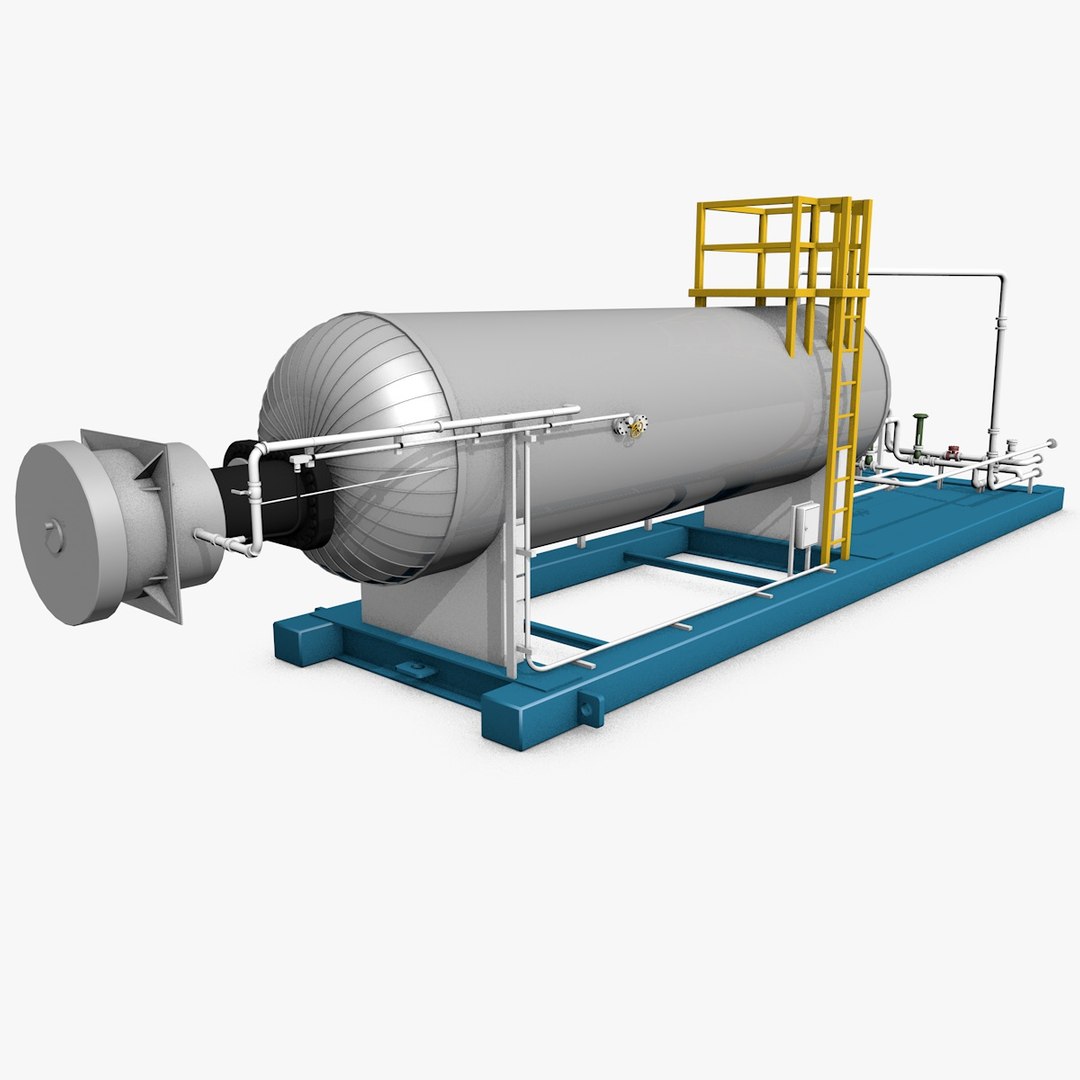 Industrial Boiler 3d Model