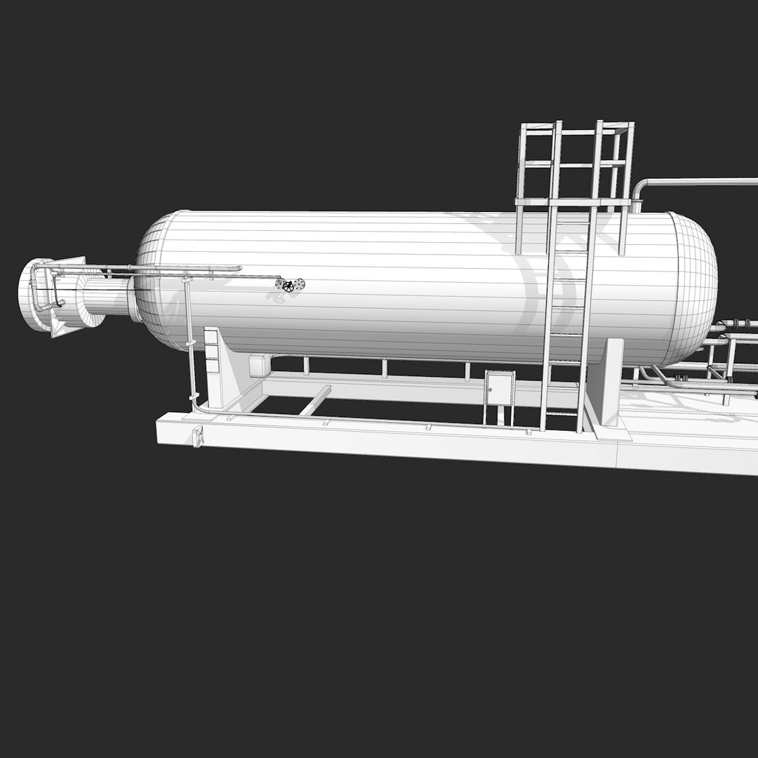 Industrial Boiler 3d Model