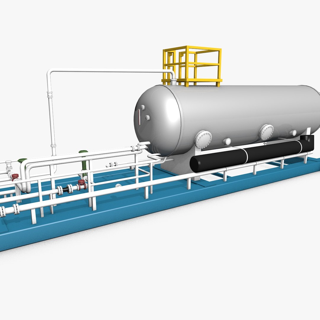 Industrial Boiler 3d Model