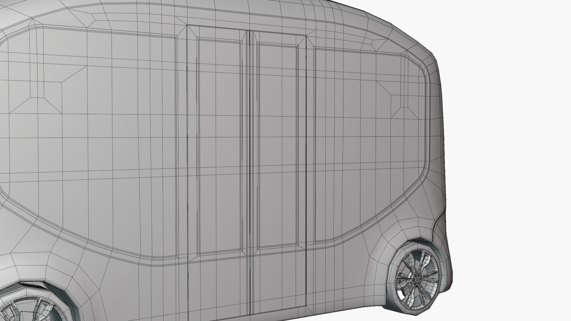 3D Autonomous Minibus Concept Model - TurboSquid 1799026