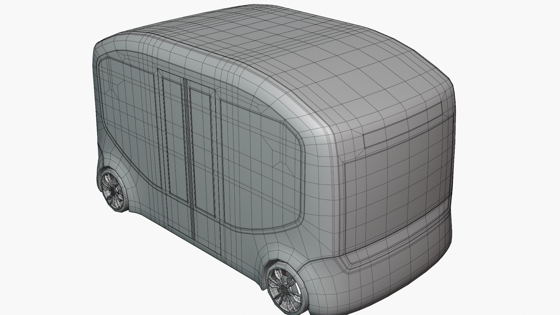 3D Autonomous Minibus Concept Model - TurboSquid 1799026