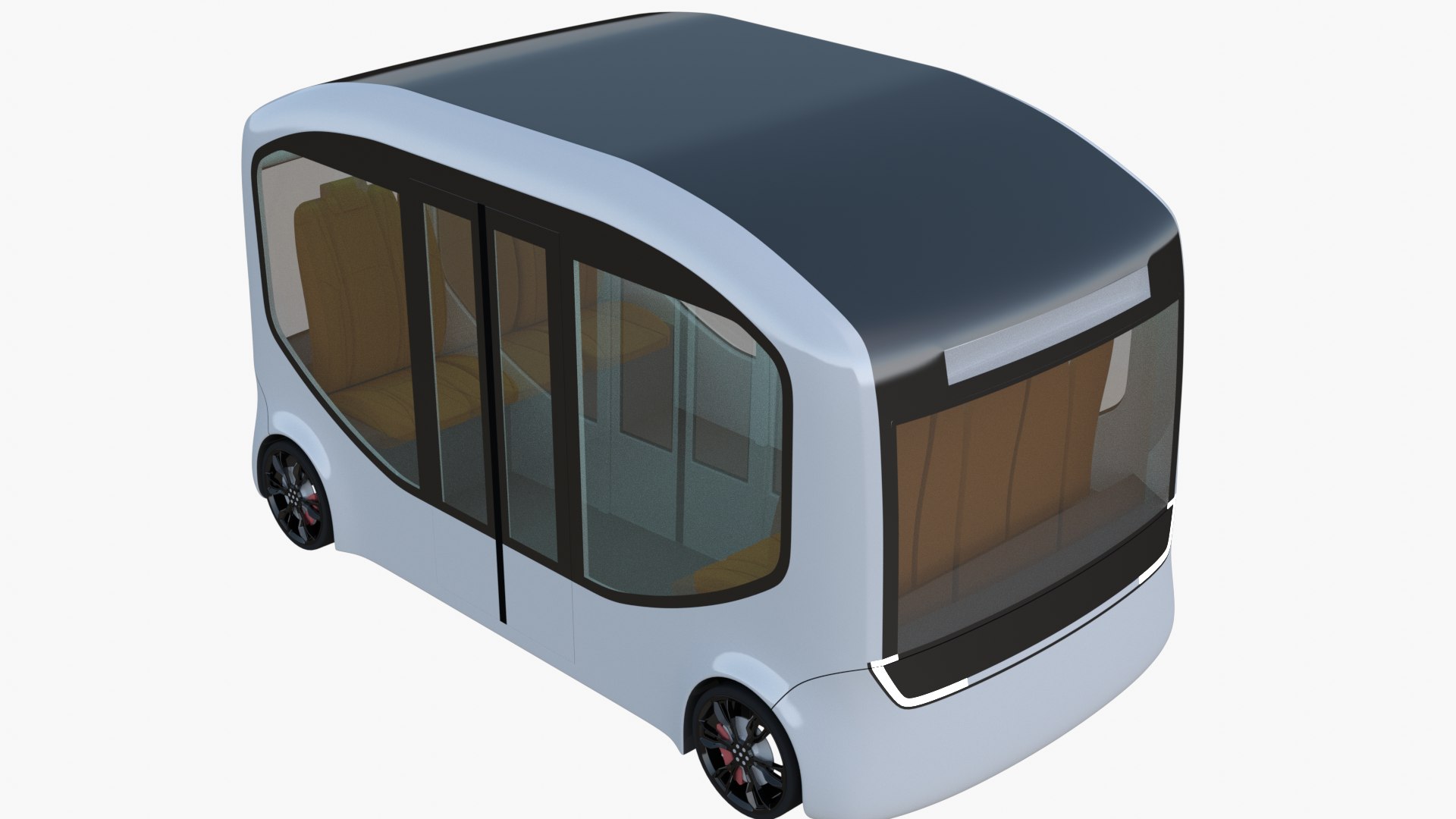 3D Autonomous Minibus Concept Model - TurboSquid 1799026