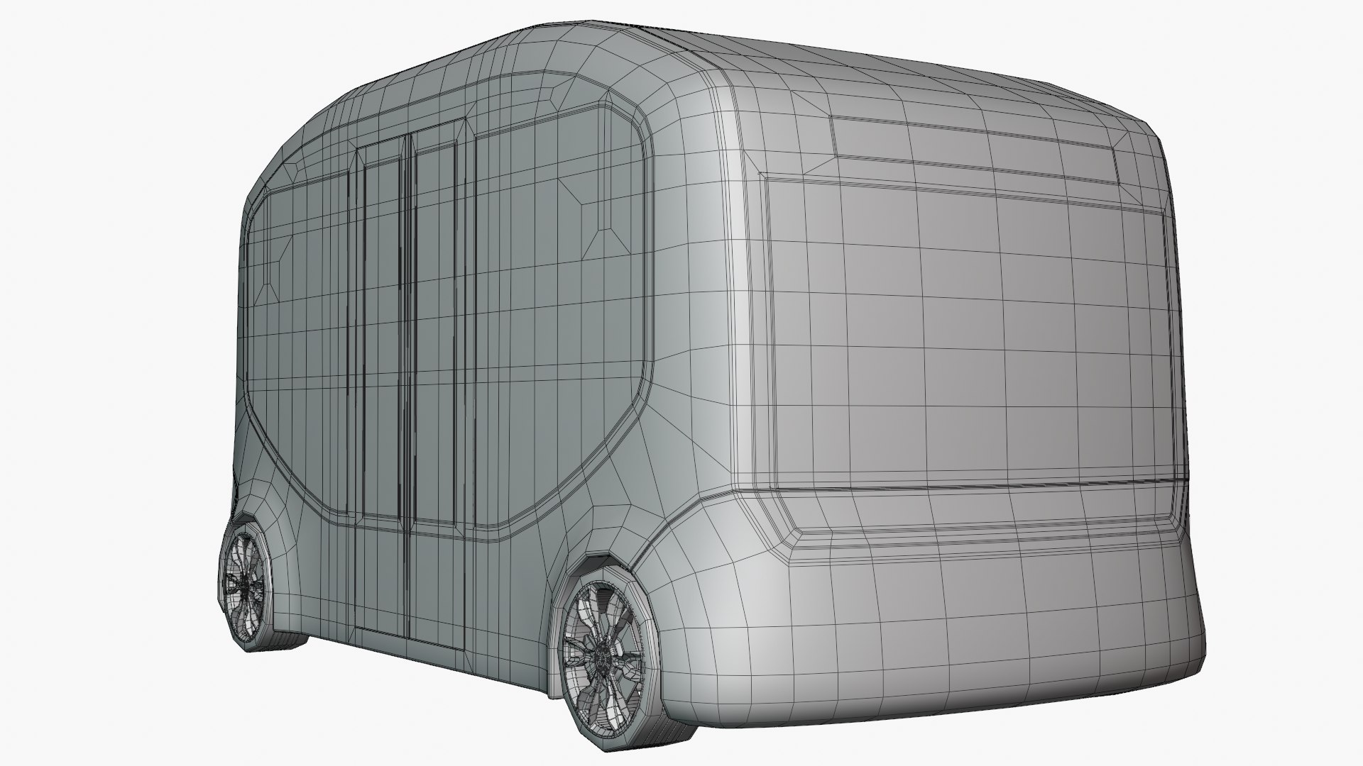 3D Autonomous Minibus Concept Model - TurboSquid 1799026