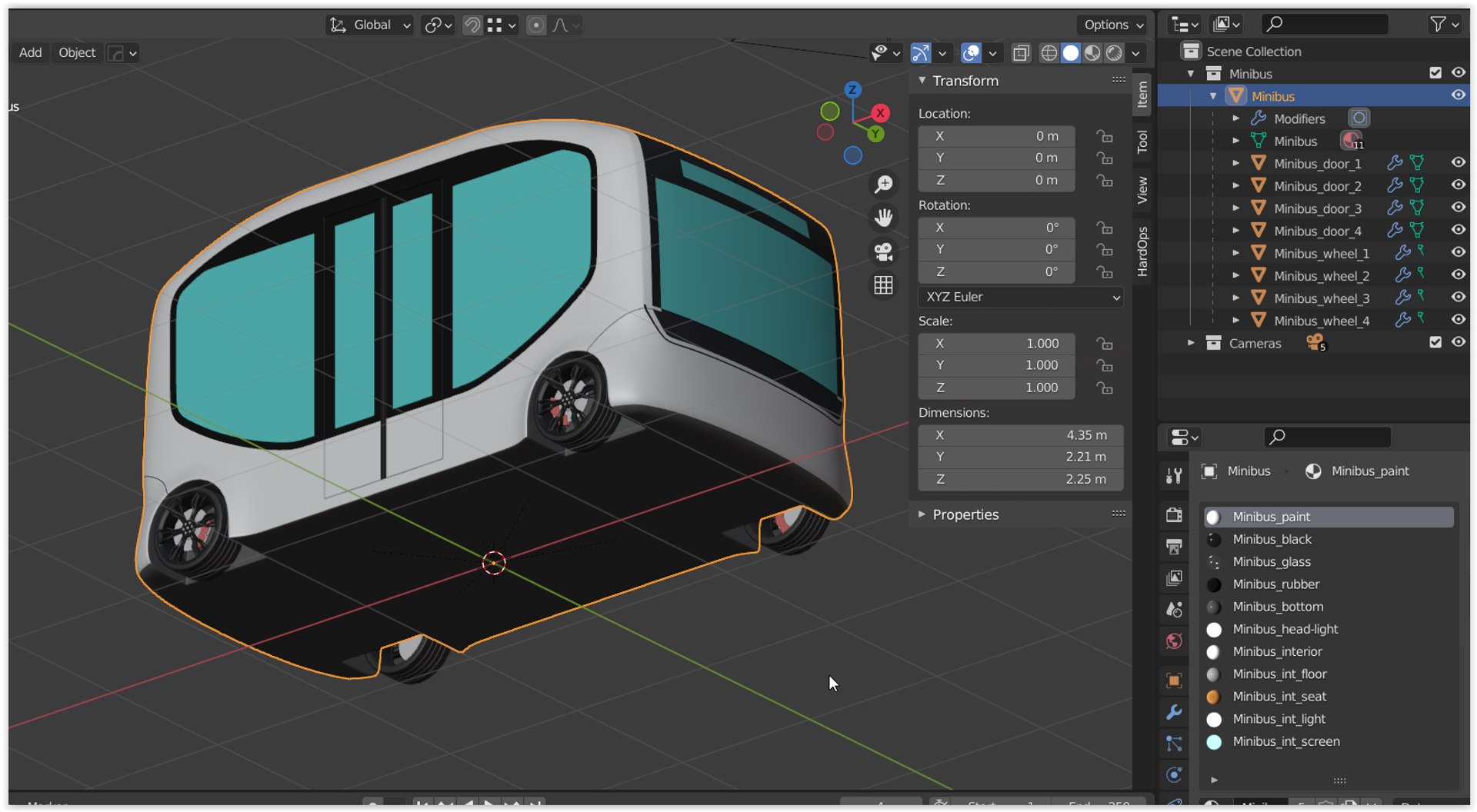 3D Autonomous Minibus Concept Model - TurboSquid 1799026