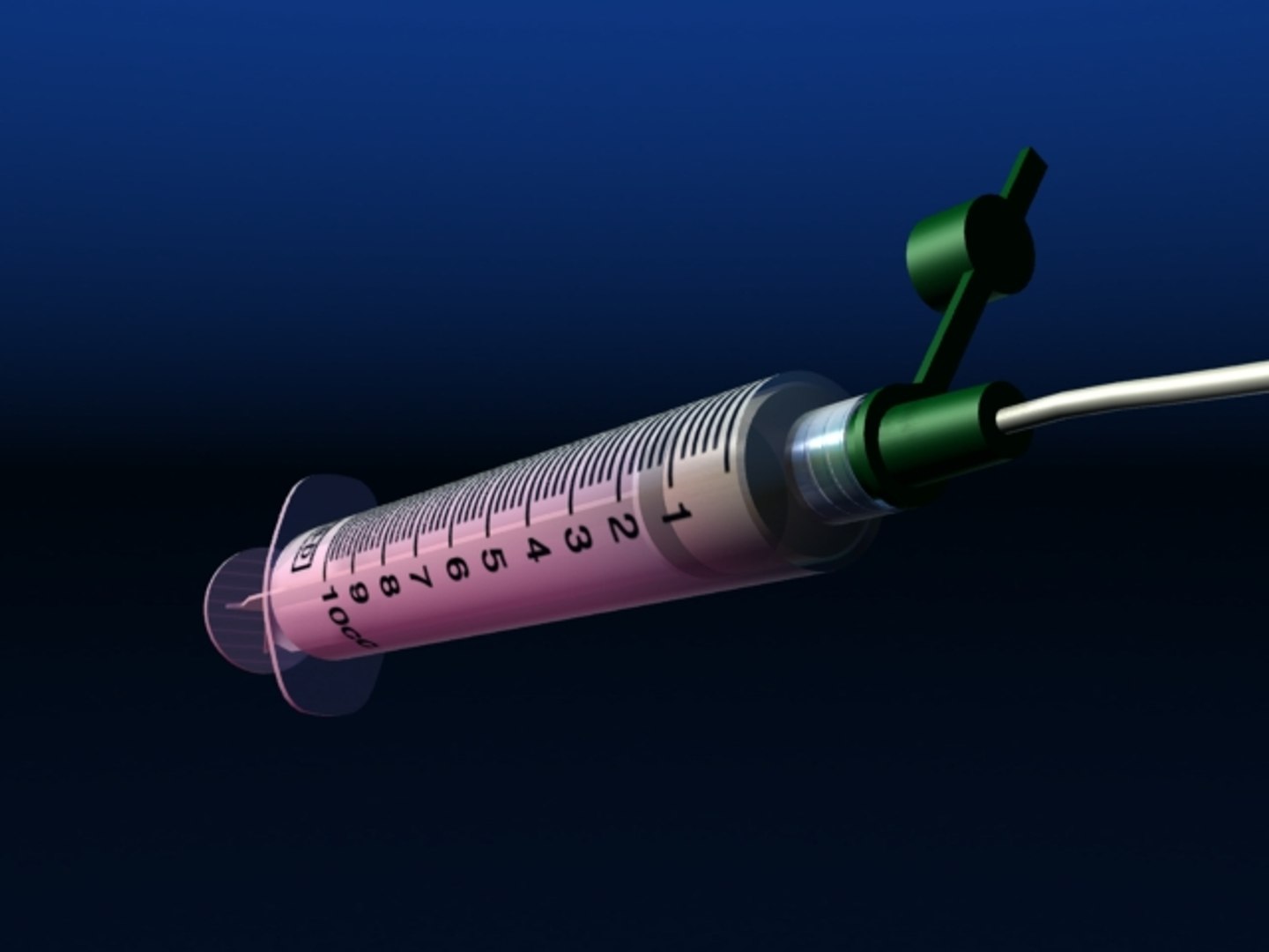 3d Model B-d Syringe