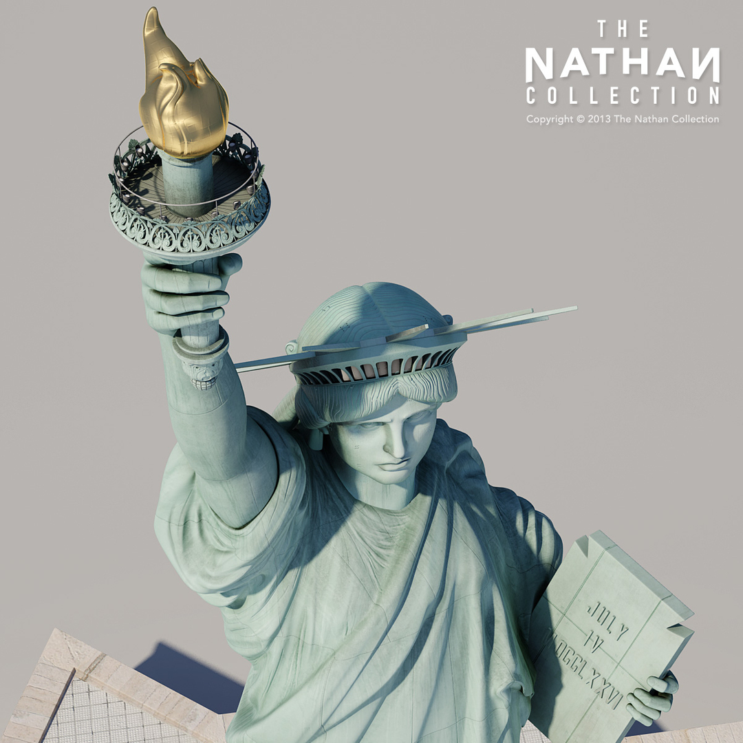 3d model of statue liberty