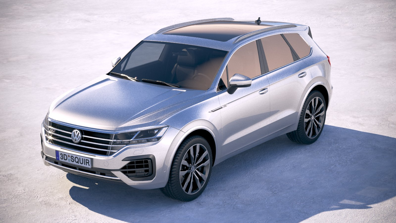 modelo 3d Volkswagen Touareg R-line 2019 - TurboSquid 1278632