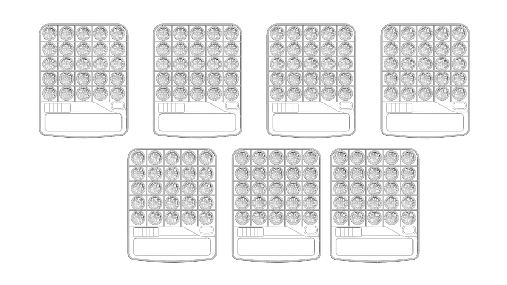 Calculator Pop It Fidget Toys Set 3D - TurboSquid 1780362