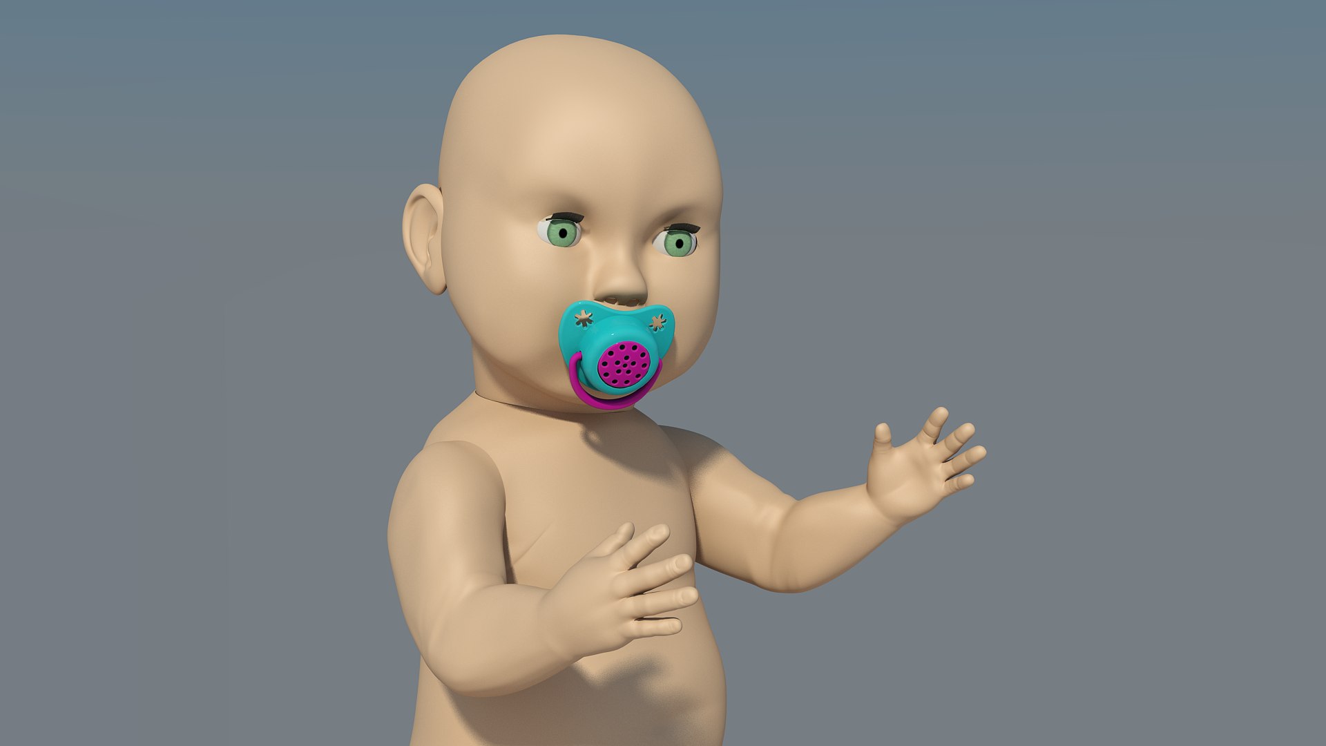 Pacifier For Doll 3D Model - TurboSquid 1886029