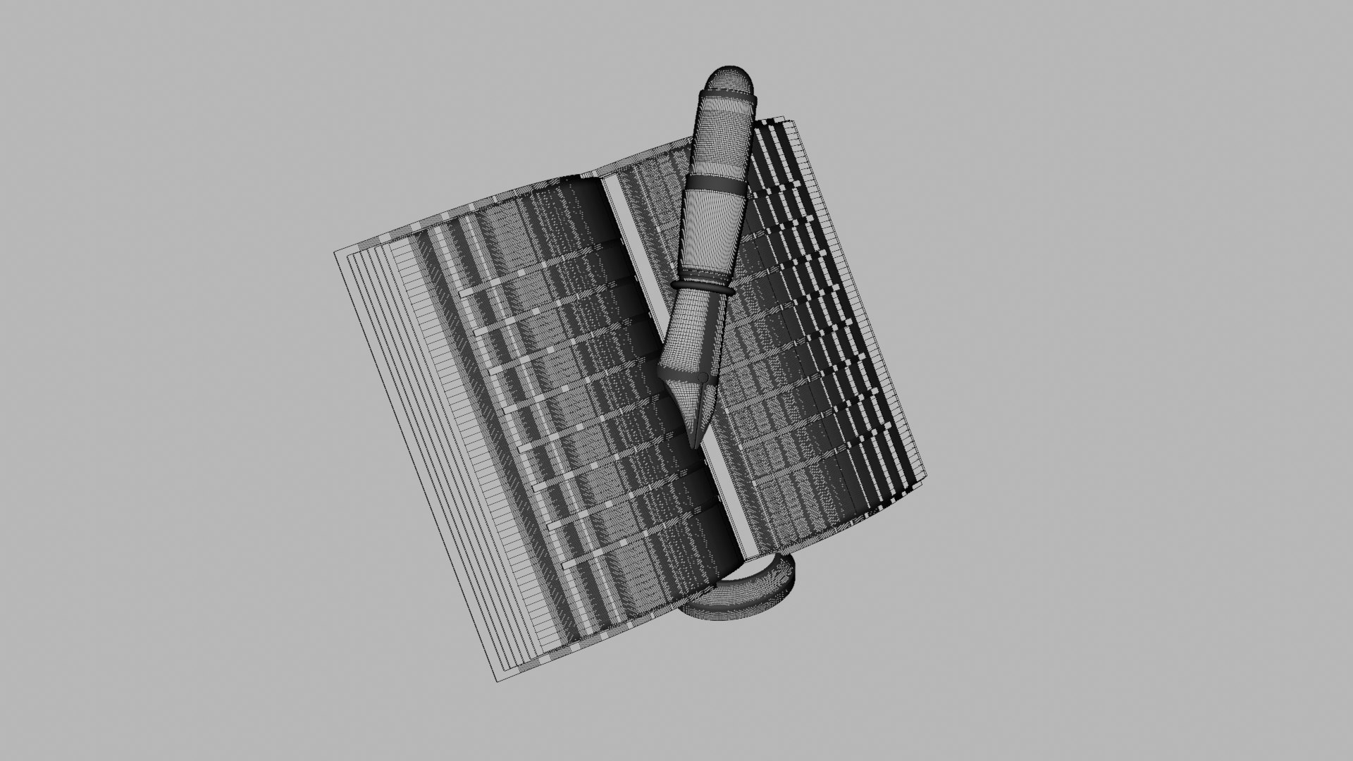 3D Book And Pen Model - TurboSquid 2338321