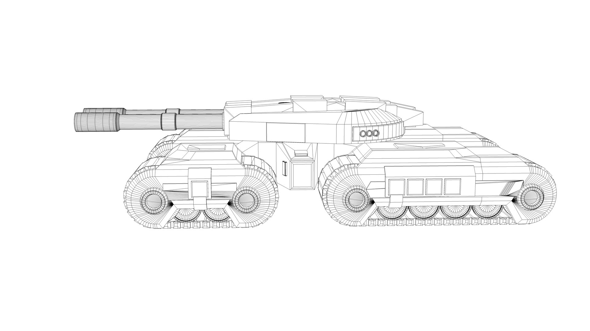 Cac Tank Mammoth 3d Model