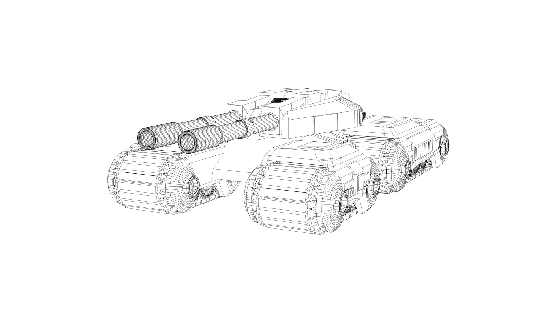 Cac Tank Mammoth 3d Model