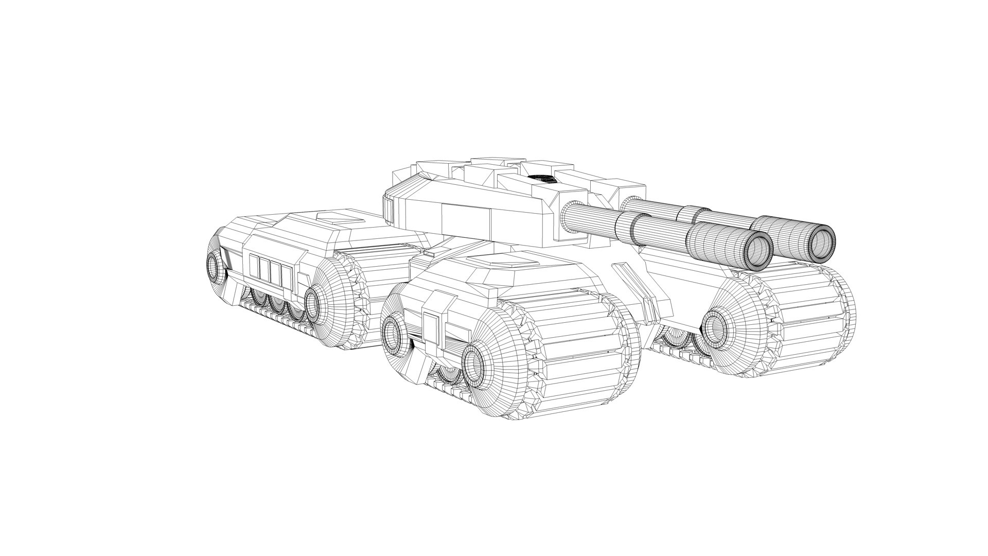 Cac Tank Mammoth 3d Model