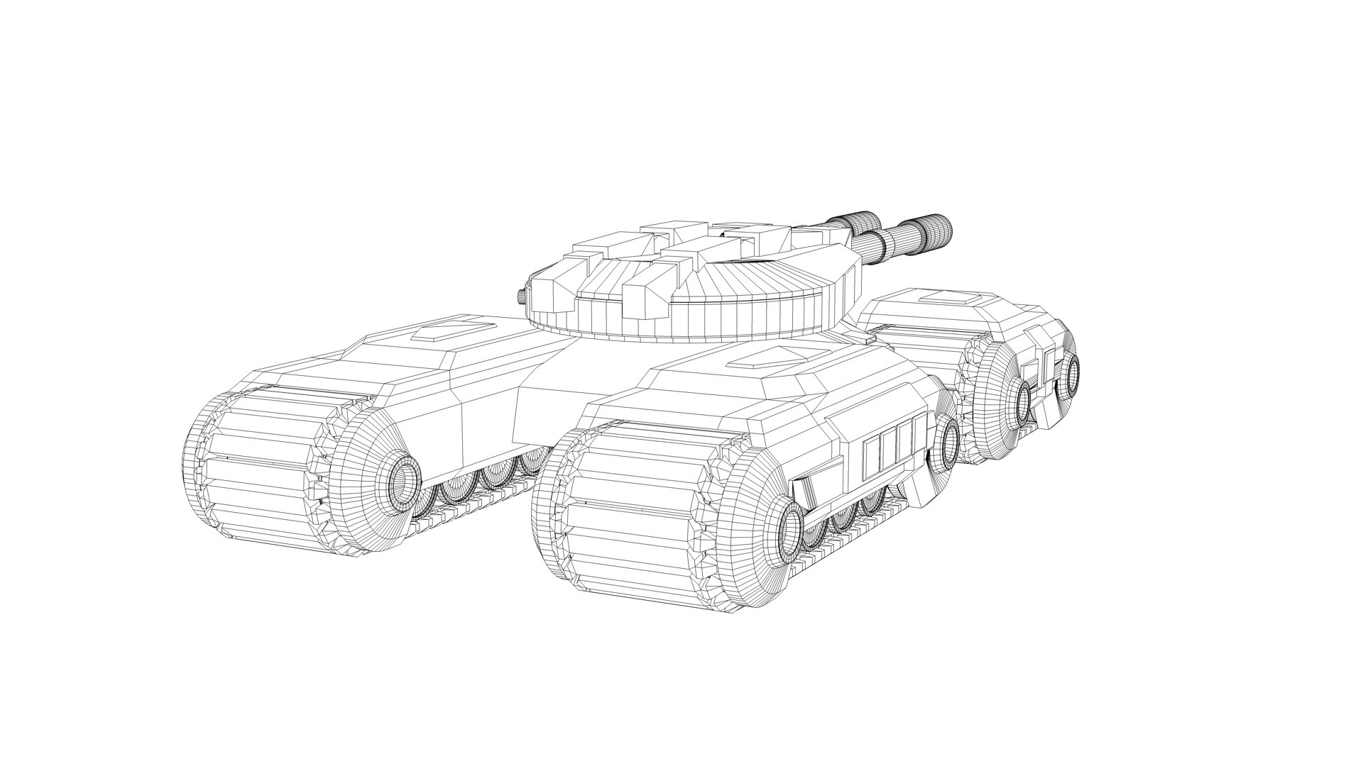 Cac Tank Mammoth 3d Model