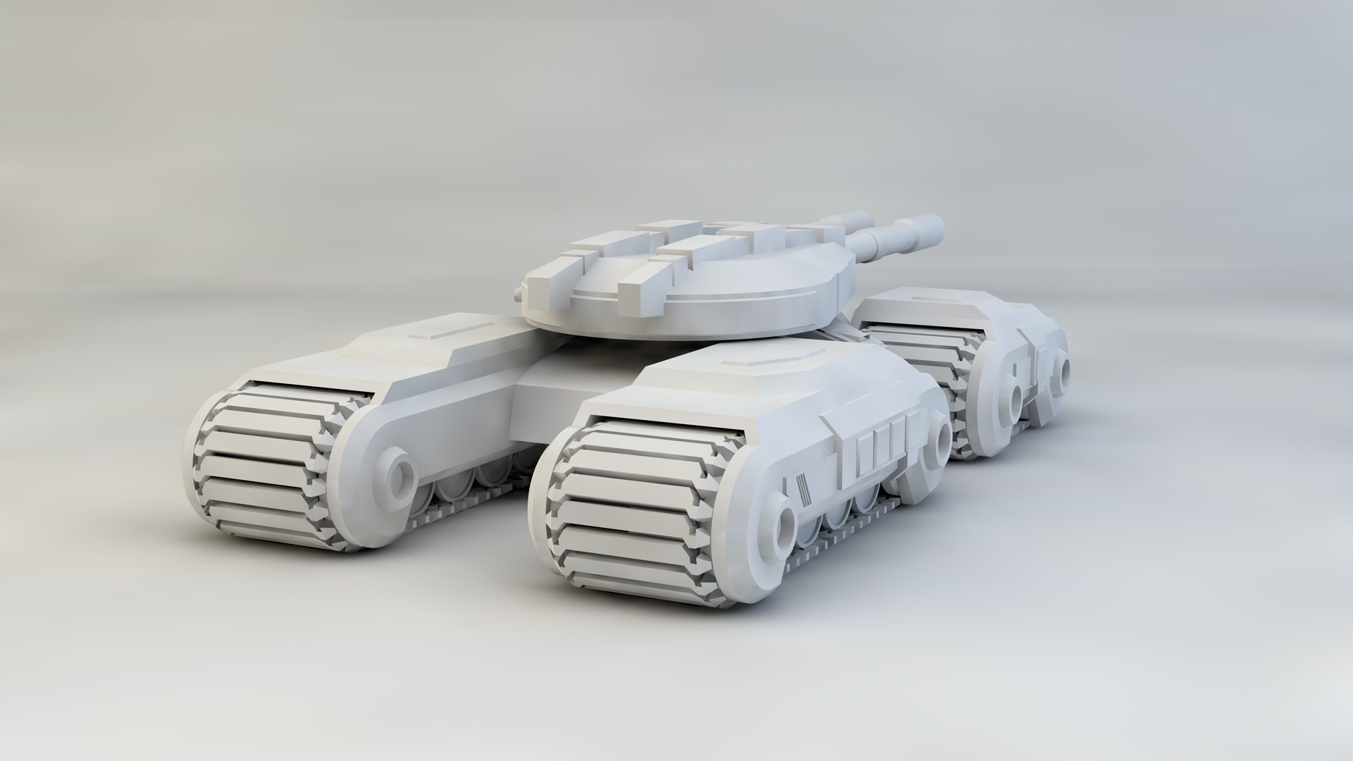 Cac Tank Mammoth 3d Model