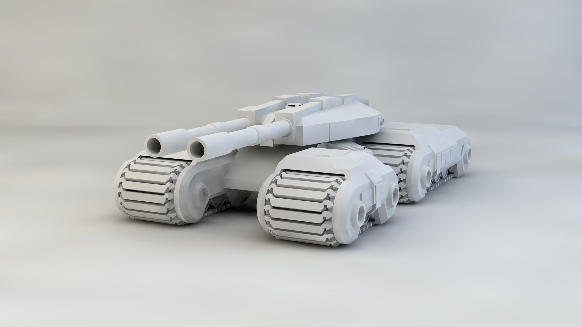 Cac Tank Mammoth 3d Model