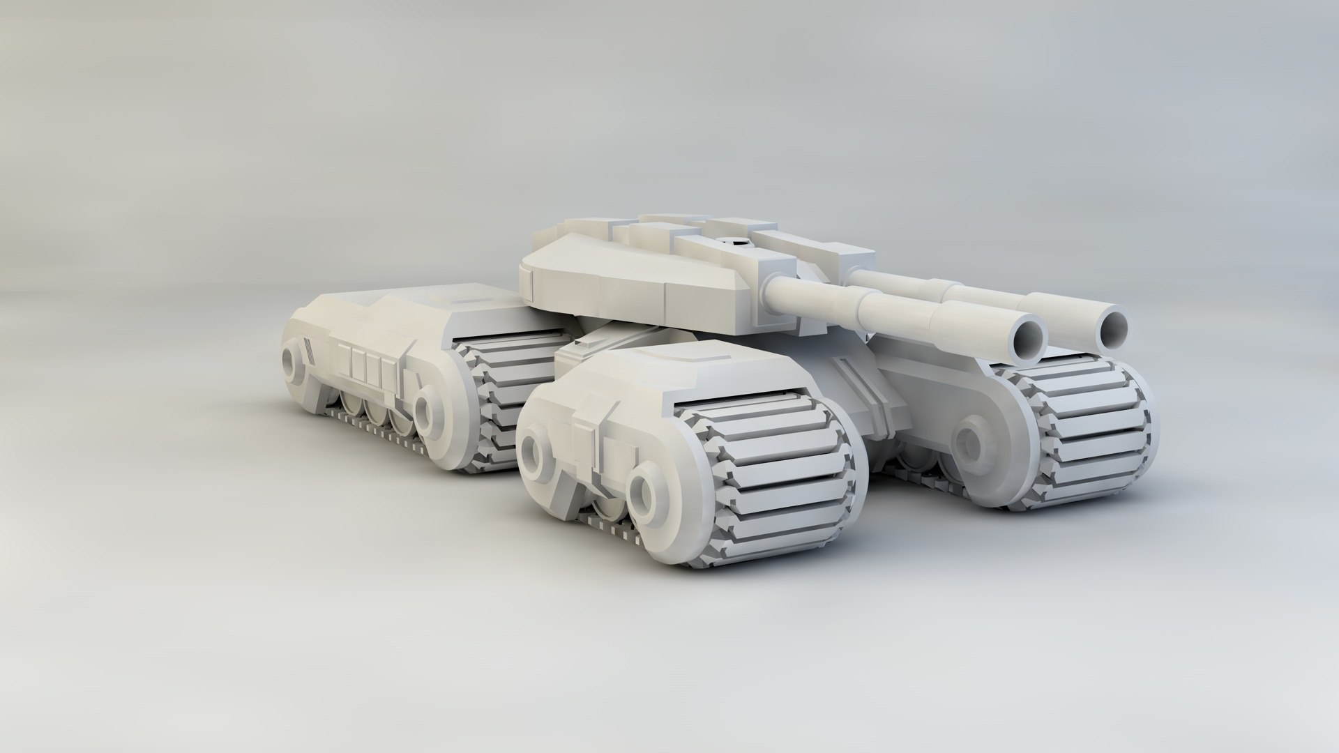 Cac Tank Mammoth 3d Model