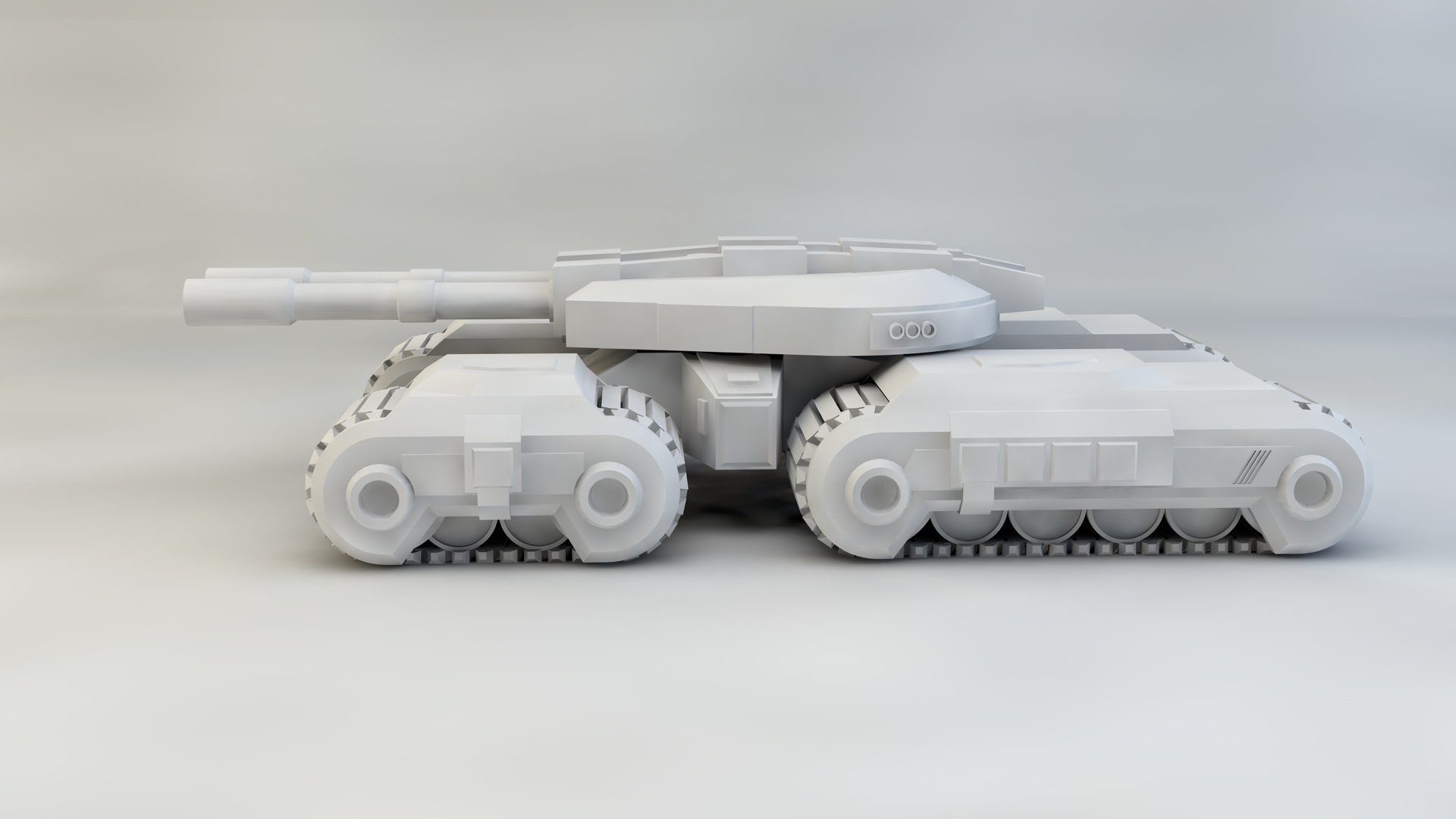 Cac Tank Mammoth 3d Model
