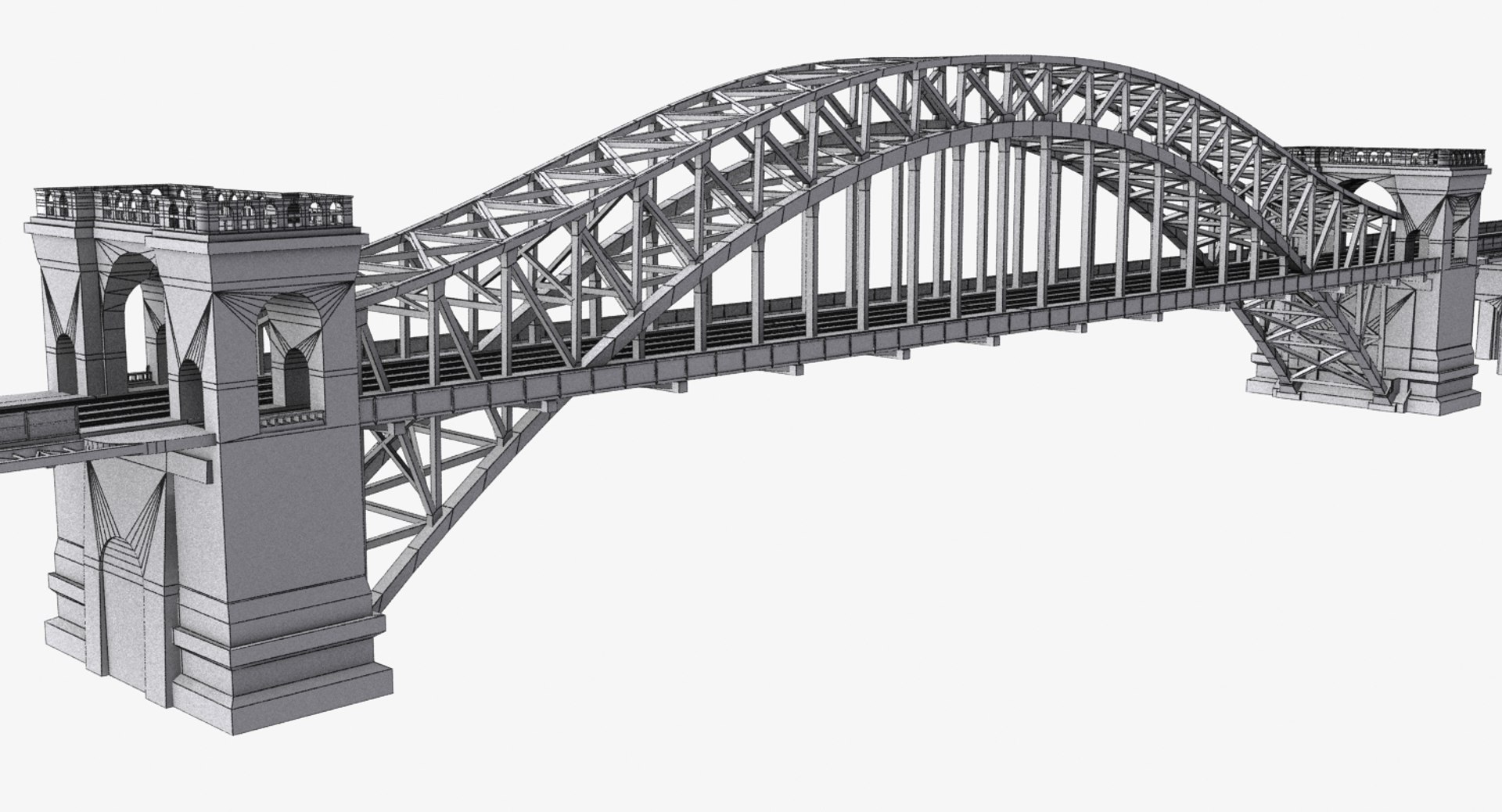 C4d Hell Gate Bridge New York