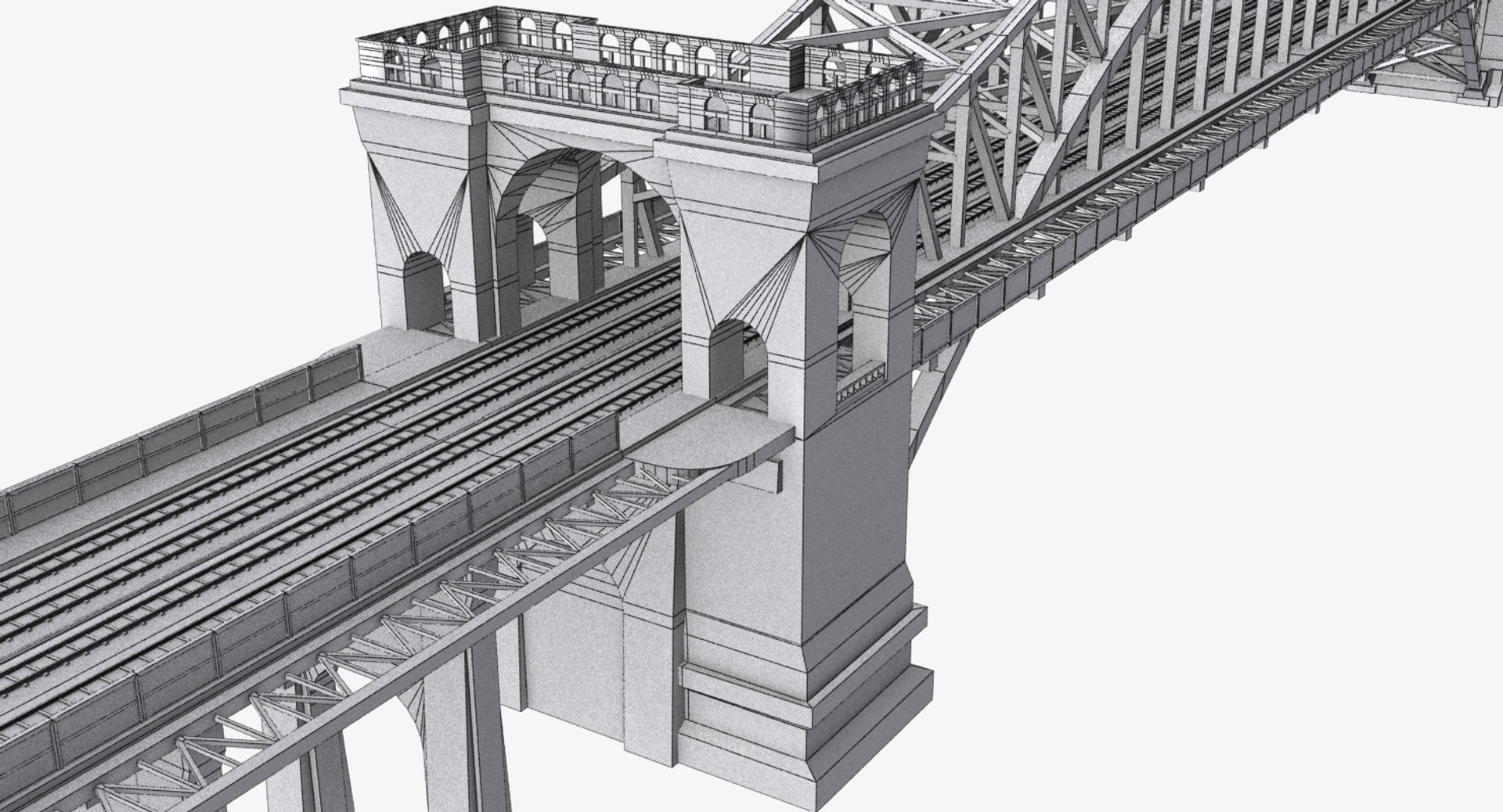 C4d Hell Gate Bridge New York